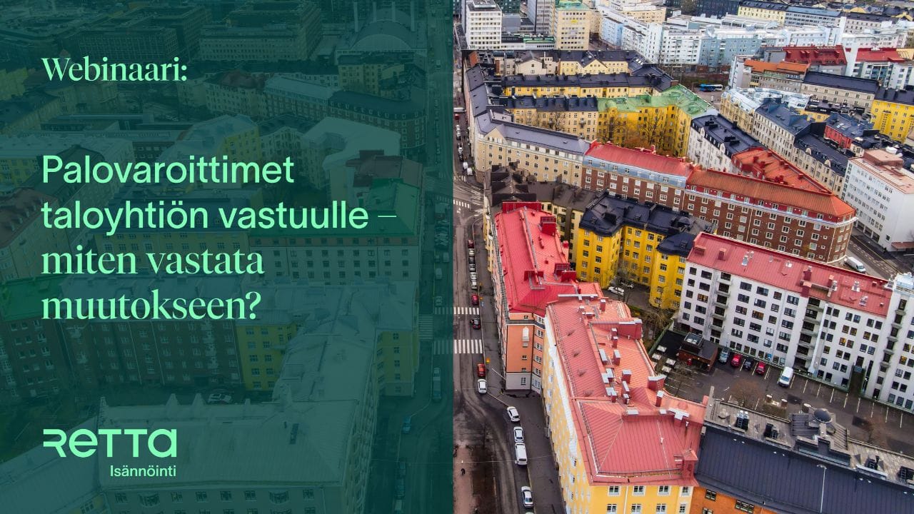 Palovaroittimet taloyhtiön vastuulle -webinaari - Retta Palovaroittimet taloyhtiön vastuulle -webinaari - Retta